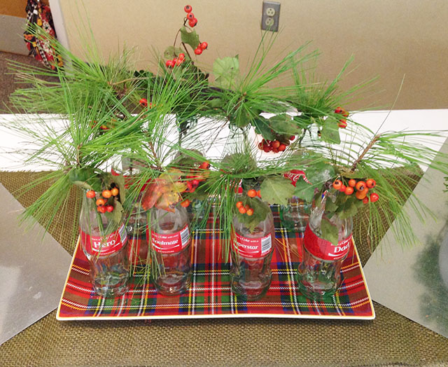 Centerpieces Using Soda Bottles